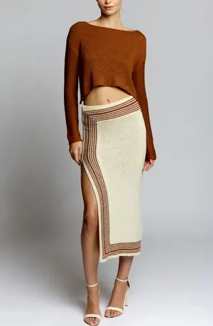 LBLC THE LABEL Bermuda Knit Skirt