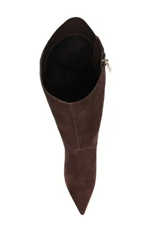 Naturalizer Edina Pointed Toe Knee High Boot - Chocolate Suede