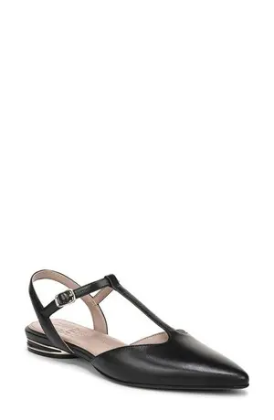 Naturalizer Harlie Flat Black Leather