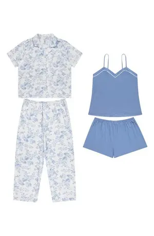 Flora Nikrooz Luna Set Of 2 Pajamas - Ivory