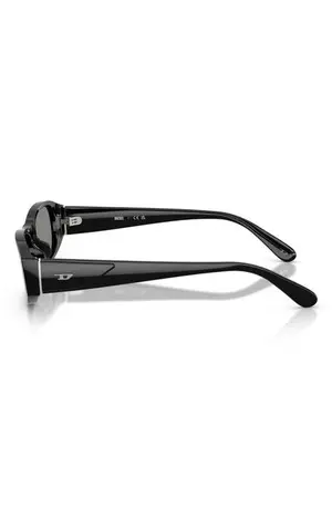 DIESEL® Dl2019u 54mm Rectangular Sunglasses