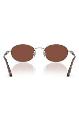 Persol Ida 55mm Oval Sunglasses