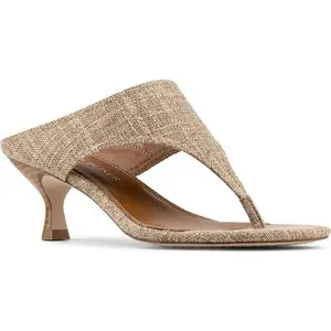 DONALD PLINER Lucynda Kitten Heel Flip Flop - Tobacco