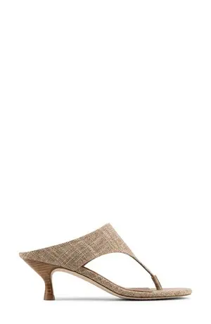DONALD PLINER Lucynda Kitten Heel Flip Flop - Tobacco