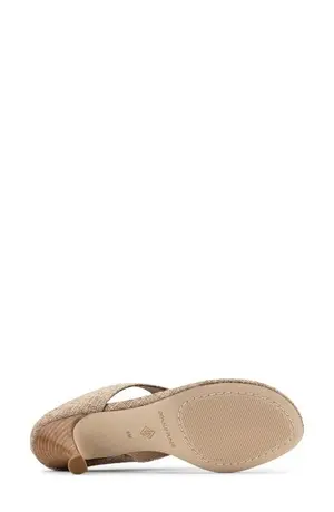 DONALD PLINER Lucynda Kitten Heel Flip Flop - Tobacco
