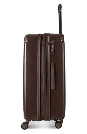 HEDGREN Nostos Matte Large Spinner Suitcase - Espresso