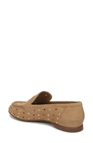 Naturalizer Bloom Stud Penny Loafer - Dune Dust Suede