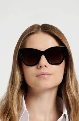 Carolina Herrera Gradient Cat Eye Sunglasses