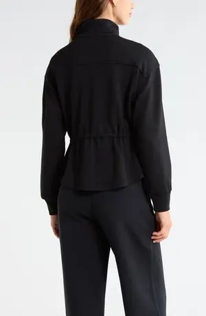 Zella Soft Luxe Utility Jacket - Black