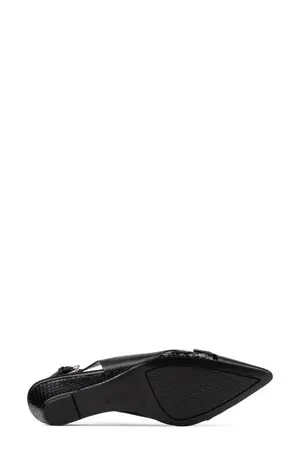 DONALD PLINER Barbee Slingback Wedge Pump - Black