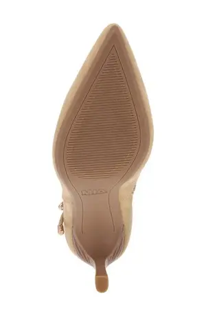 Mia Niko Pointed Toe Knee High Boot - Beige