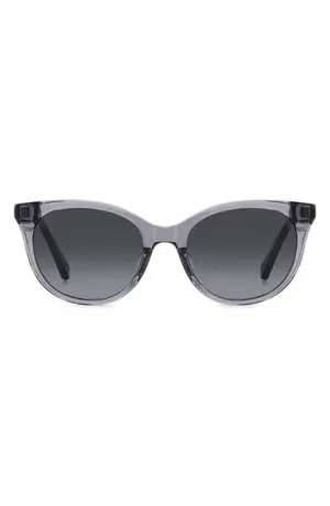 Kate Spade New York Karlee 53mm Gradient Round Sunglasses - Grey/dark Grey