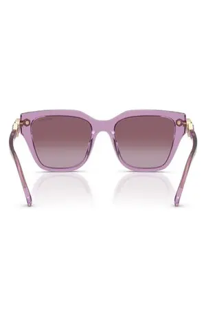 SWAROVSKI 53mm Gradient Irregular Sunglasses