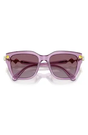 SWAROVSKI Embellished Gradient Square Sunglasses