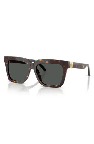 Versace 55mm Square Sunglasses