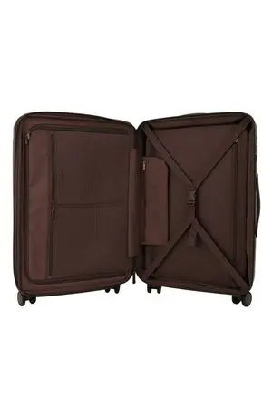 HEDGREN Nostos Matte Medium Spinner Suitcase - Espresso
