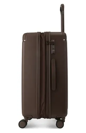 HEDGREN Nostos Matte Medium Spinner Suitcase - Espresso