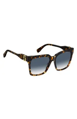 Marc Jacobs 57mm Gradient Square Sunglasses