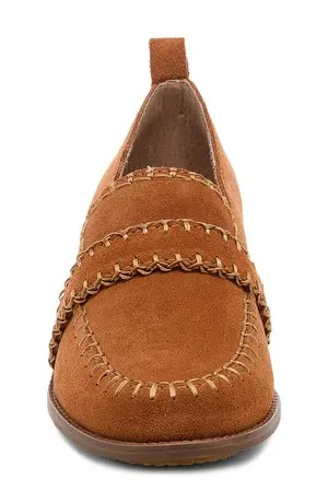 KELSI DAGGER BROOKLYN Halo Loafer Pump - Burnt Cognac