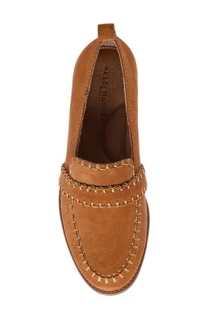 KELSI DAGGER BROOKLYN Halo Loafer Pump - Burnt Cognac