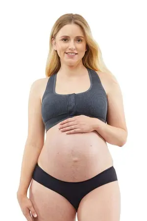 CAKE MATERNITY Biscotti Leakproof Skin-to-skin Hospital & Nursing Bra - Black
