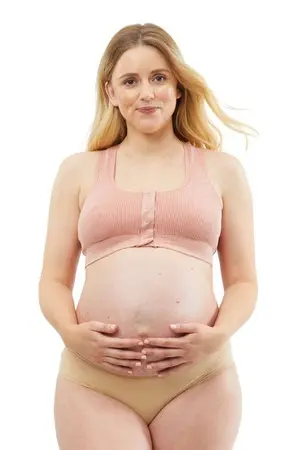 CAKE MATERNITY Biscotti Leakproof Skin-to-skin Hospital & Nursing Bra - Rose