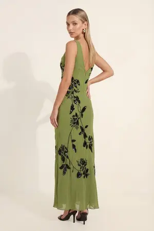Nasty Gal Embellished Cowl Neck Maxi Dress