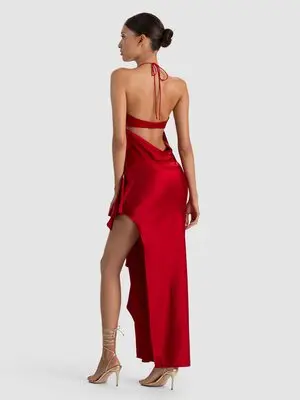 Alice + Olivia Palma Ruffle Maxi Dress