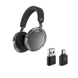 SENNHEISER Momentum 4 Headphone And Btd 700 Usb Dongle Bundle - Grey