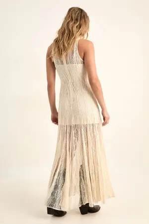 Nasty Gal Vintage Lace Maxi Dress