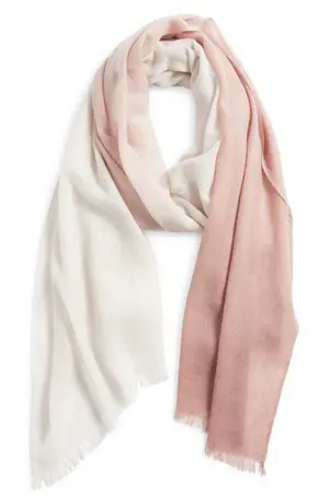 Nordstrom Ombré Cashmere Scarf - Pink Ombre