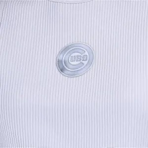 STARTER Chicago Cubs Pastel Ribbed Tank Top
