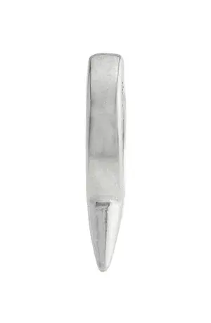ALLSAINTS Single Sterling Silver Spike Huggie Hoop Earring