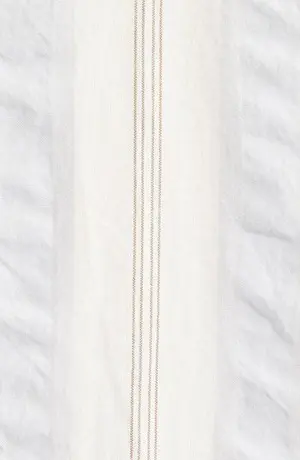 WAX LONDON Didicot Stripe Cotton Seersucker Camp Shirt