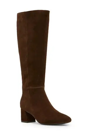 Blondo Alexis Waterproof Knee High Boot - Chocolate Suede
