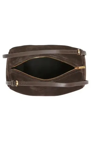 Vince Josie Suede Top Handle Bag - Cacao
