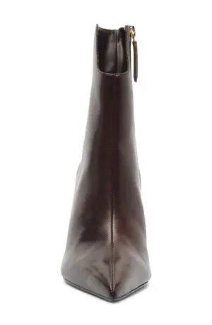 Schutz Ophelia Pointed Toe Bootie - Maplewood