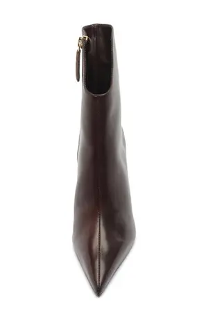 Schutz Ophelia Pointed Toe Bootie - Maplewood