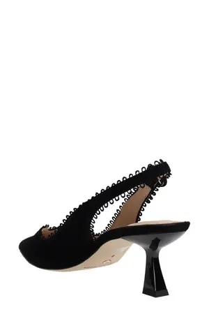 Pelle Moda Jalene Slingback Pointed Toe Pump - Black