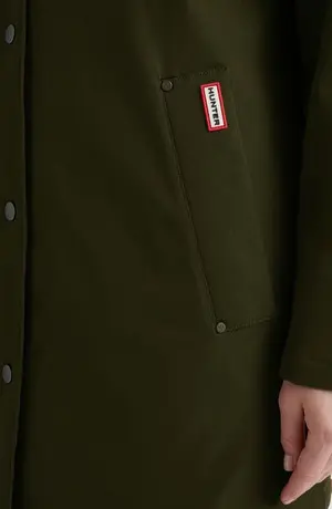 Hunter Billie Hooded Raincoat - Hunter Green