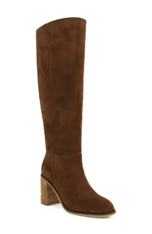Mia Landen Knee High Boot - Cognac