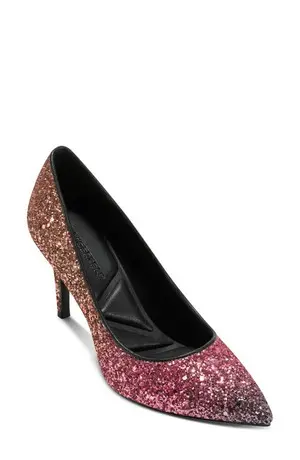 Karl Lagerfeld Paris Royale Ombré Glitter Pump - Wine Multi