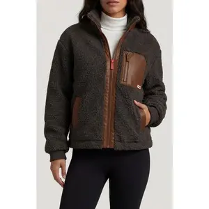 Hunter Emma High Pile Fleece Jacket - Brownie