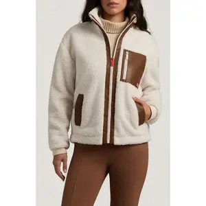 Hunter Emma High Pile Fleece Jacket - Cream