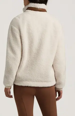 Hunter Emma High Pile Fleece Jacket - Cream