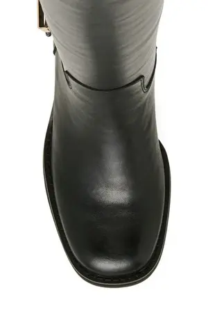 Blondo Nicky Waterproof Knee High Boot - Black Leather