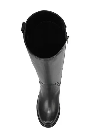 Naturalizer Knee-high Boots - Black Leather
