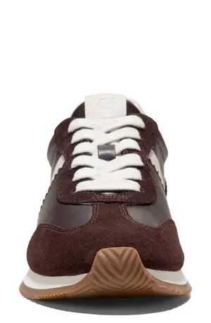 Cole Haan Grandpro Davina Sneaker - Chocolate/ivory/suede
