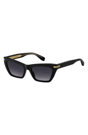 Marc Jacobs 54mm Gradient Rectangular Sunglasses