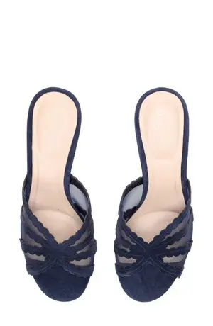 Pelle Moda Vione Kitten Heel Slide Sandal